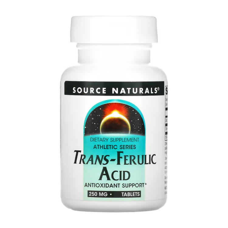 Придбати Таблетки Source Naturals Trans-Ferulic Acid 250mg - 30 tabs ...